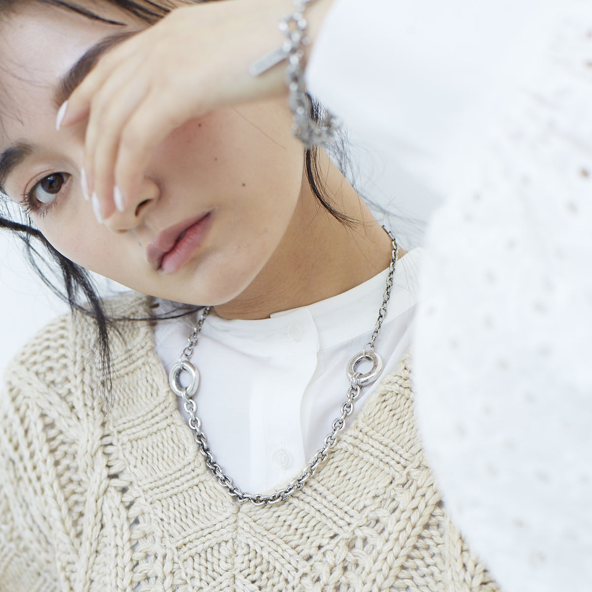 Ring point chain Necklace – Donnaruma